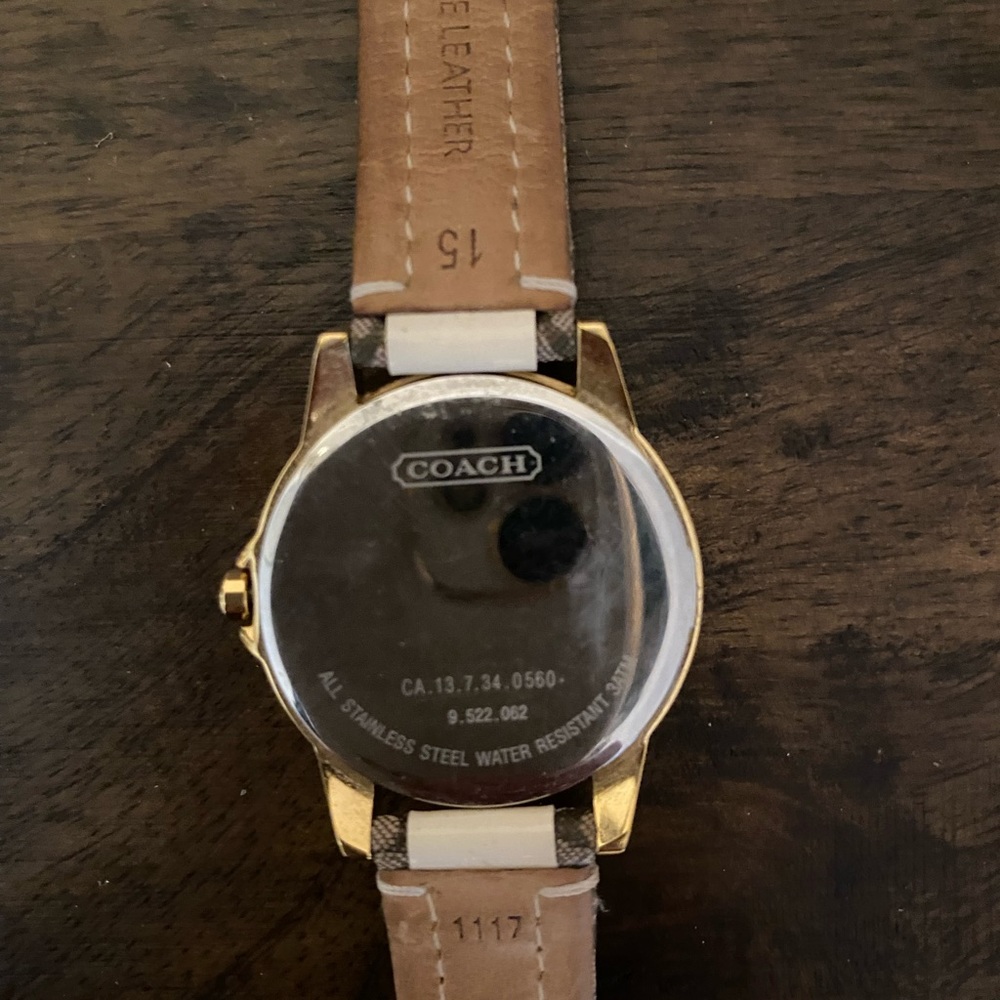 Coach Women’s Watch Classic Signature Gold/Off White … - Gem